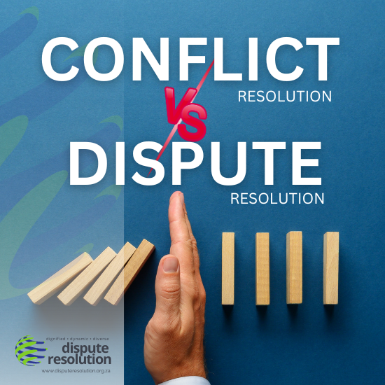 Dispute Resolution | Distinction between “conflicts” and “disputes” and ...