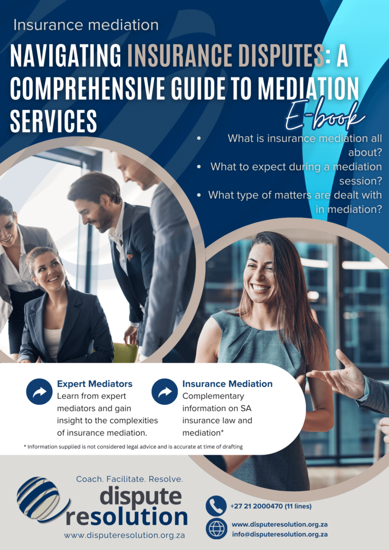 Dispute Resolution | INSURANCE DISPUTES